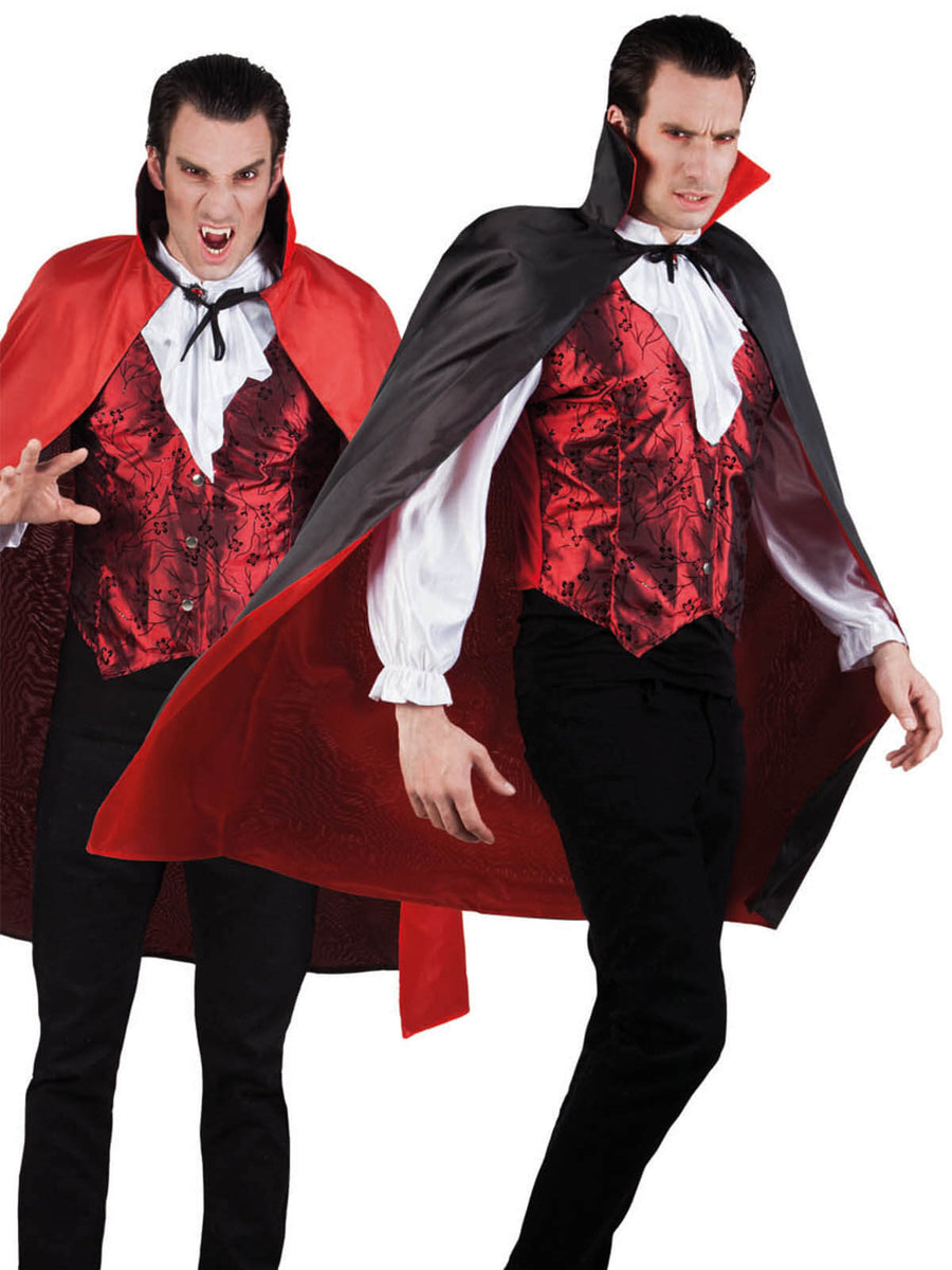 Black/Red Reversible Cape (120cm) – Fun Place